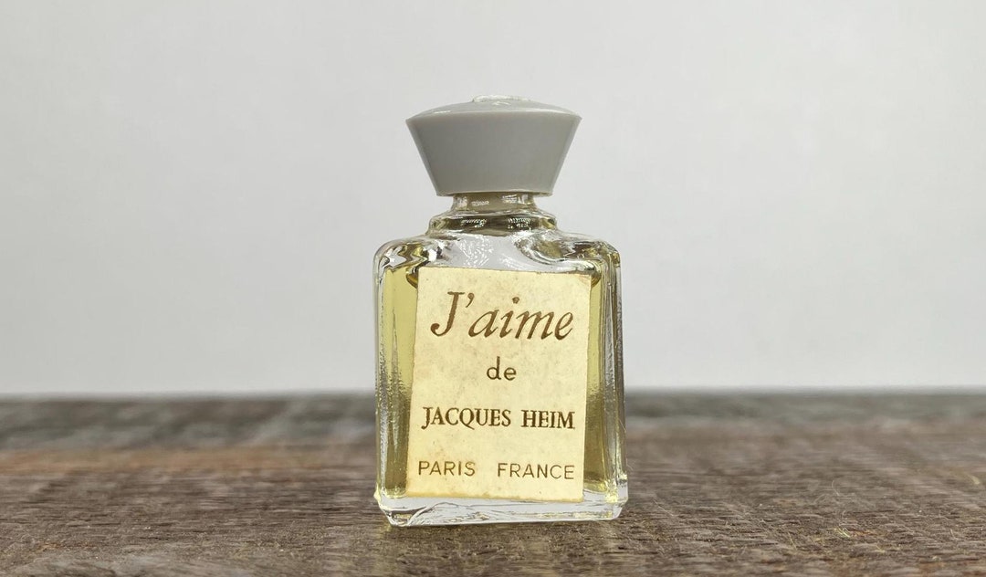 Vintage J'aime De Jacques Heim Perfume Miniature 2 Ml .07 Fl. Oz. 1970s ...