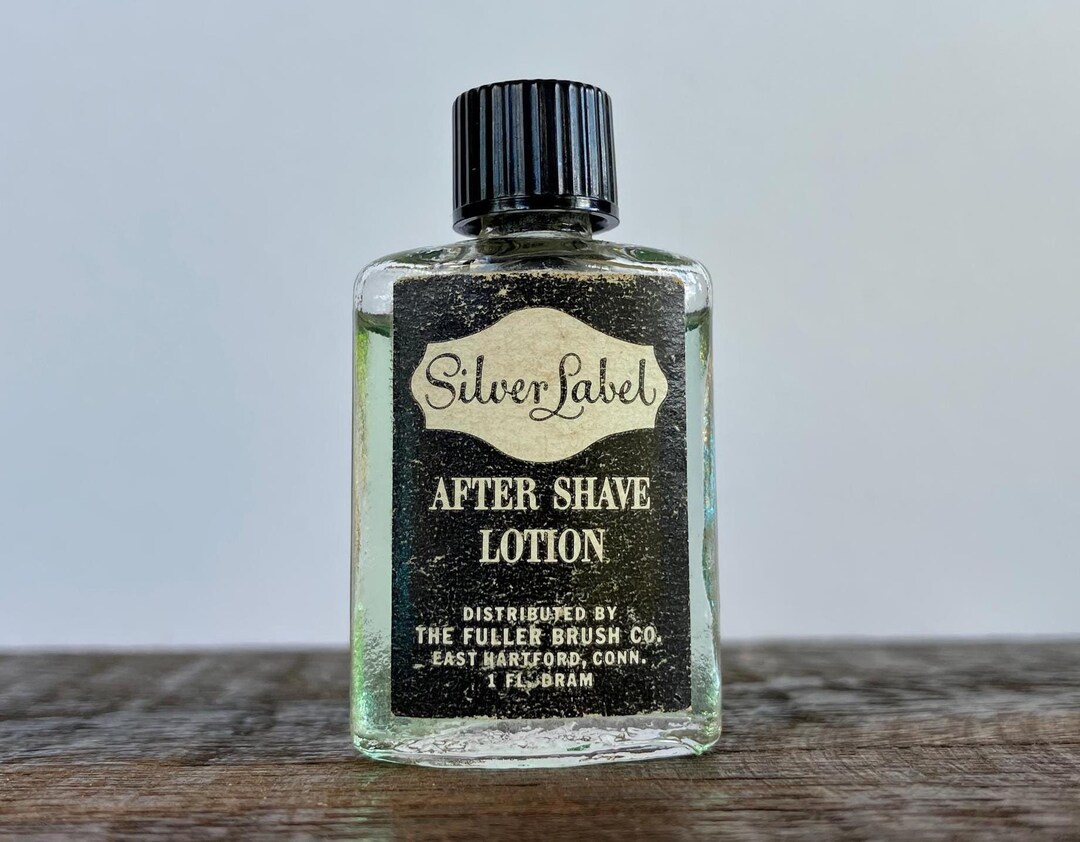 Vintage Silver Label the Fuller Brush Co. After Shave Lotion Miniature ...