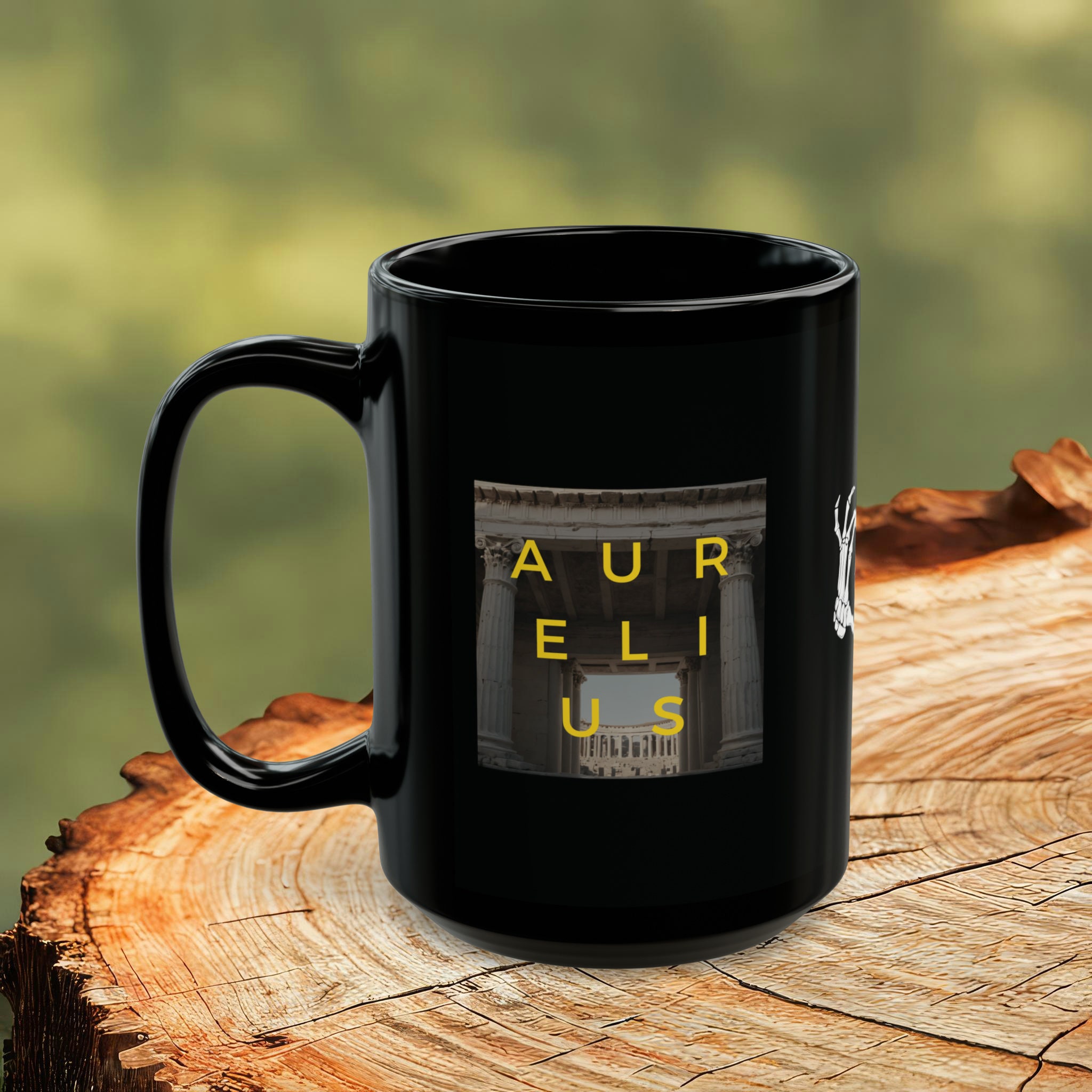 Stoic Virtues Mug AMOR FATI, Stoicism Coffee Cup, Seneca Marcus Aurelius Cups, Motivational Best ...