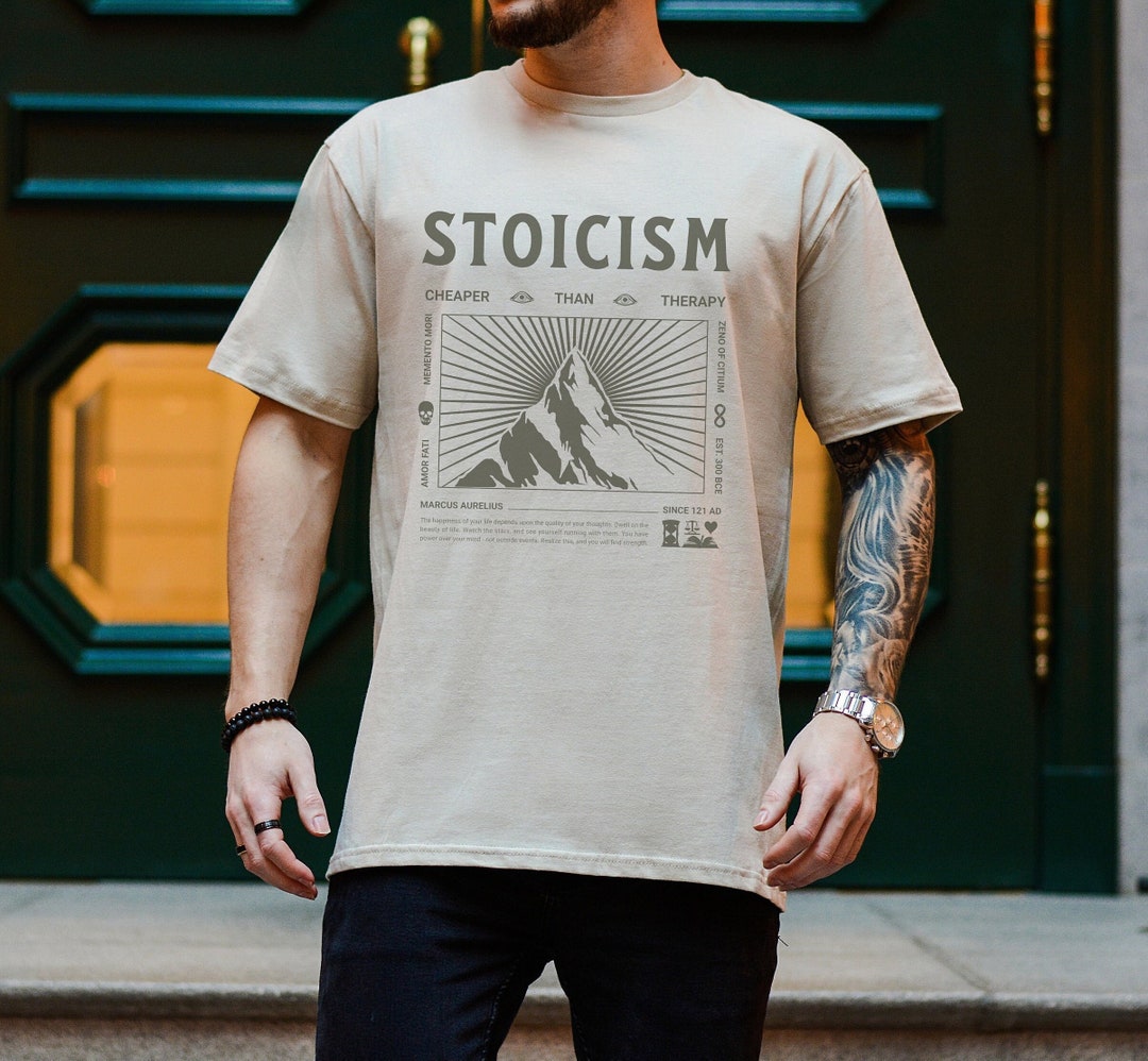 Stoicism Shirt, Amor Fati Memento Mori, Marcus Aurelius Shirt, Stoic ...