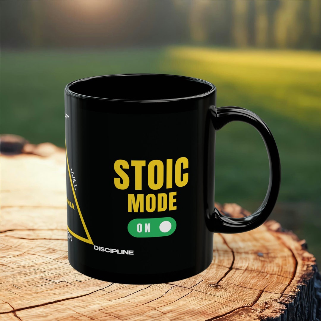 Stoic Virtues Mug EUDAIMONIA 3 Pillars, Stoicism Coffee Cup, Seneca ... Stoic Virtues Mug EUDAIMONIA 3 Pillars, Stoicism Coffee Cup, Seneca ...