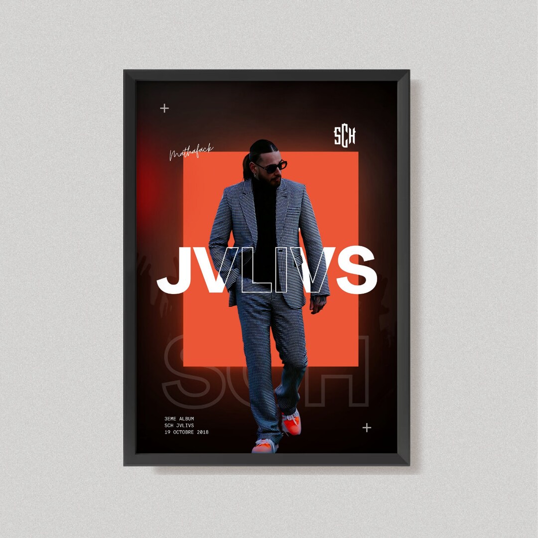 SCH JVLIVS Exclusive Posters Album Cover Posters Album Cover Wall Art High Quality Posters Sizes ...
