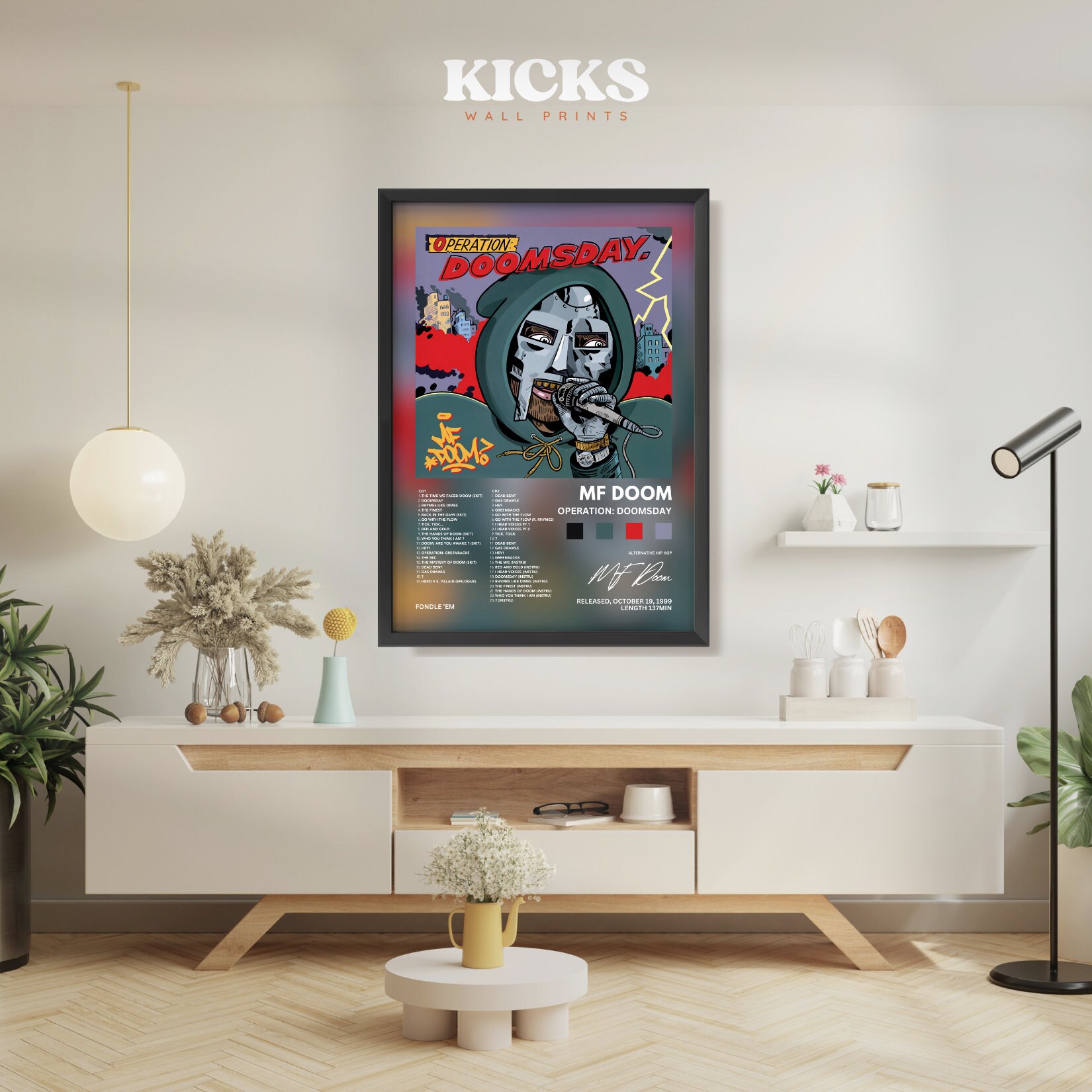 MF Doom 'operation Doomsday' Album Cover Posters Album Cover Wall Art ...