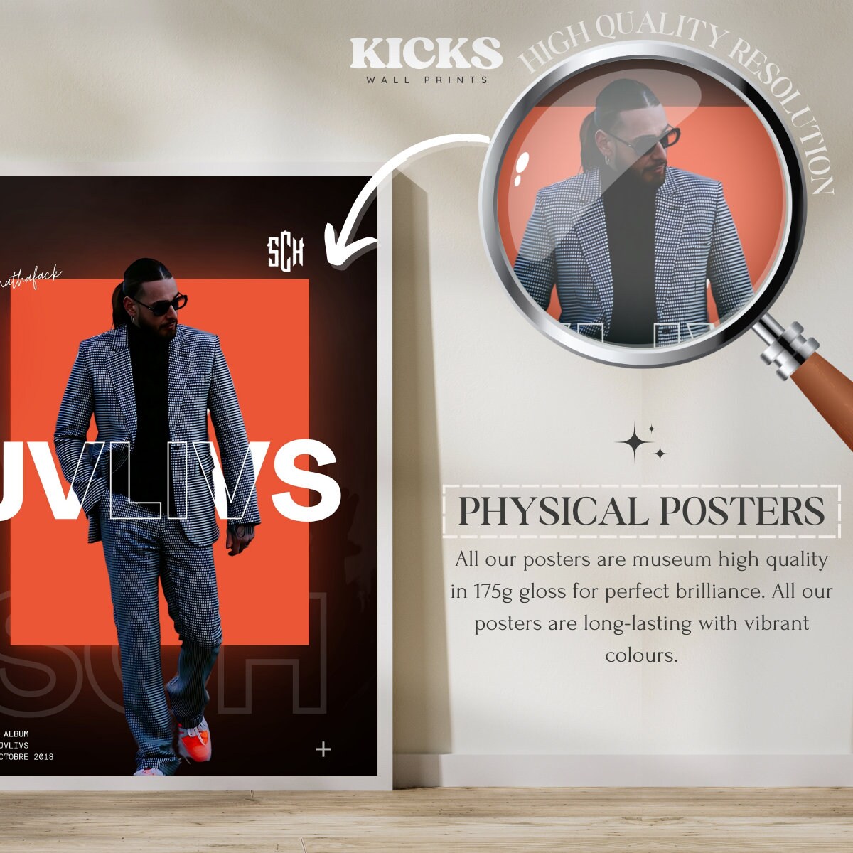 SCH JVLIVS Exclusive Posters Album Cover Posters Album Cover Wall Art High Quality Posters Sizes ...