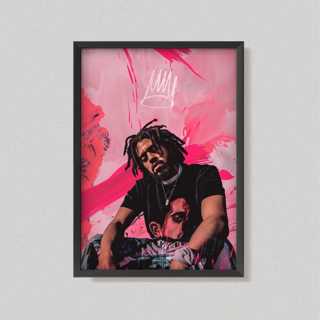 J.cole Art Album Cover Posters Album Cover Wall Art High Quality ...