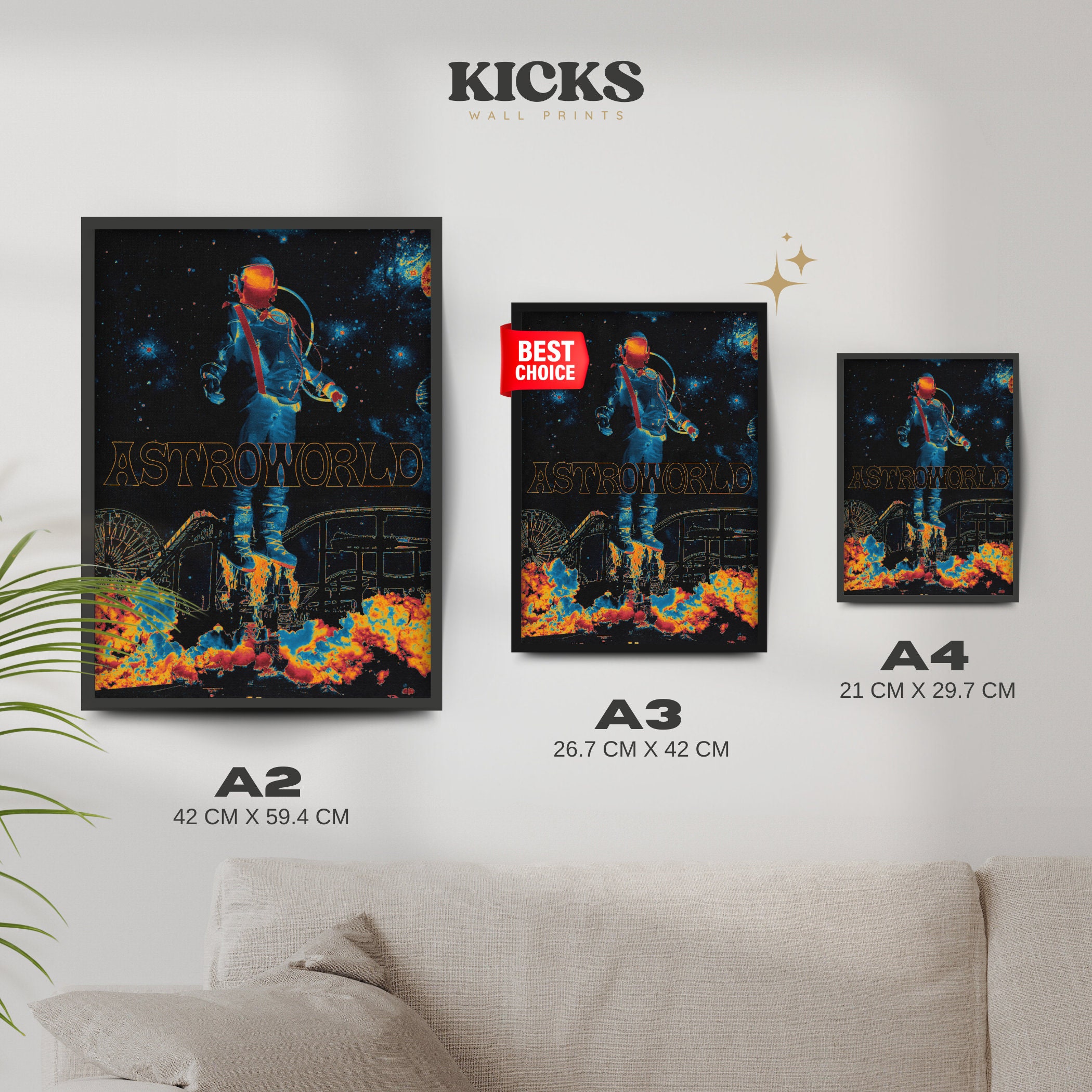 Travis Scott Astroworld Exclusive Posters Astroworld Album Art High ...