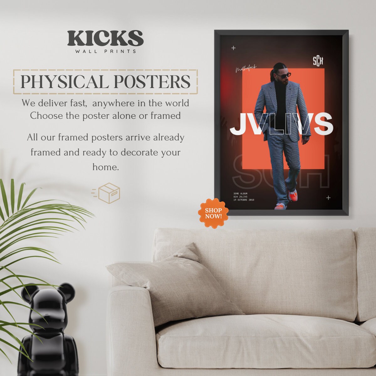 SCH JVLIVS Exclusive Posters Album Cover Posters Album Cover Wall Art High Quality Posters Sizes ...