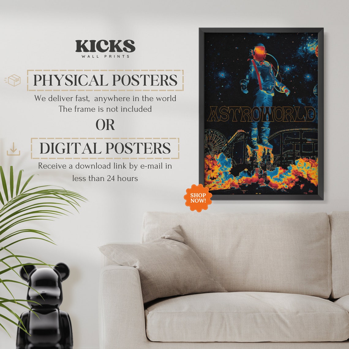 Travis Scott Astroworld Exclusive Posters Astroworld Album Art High ...