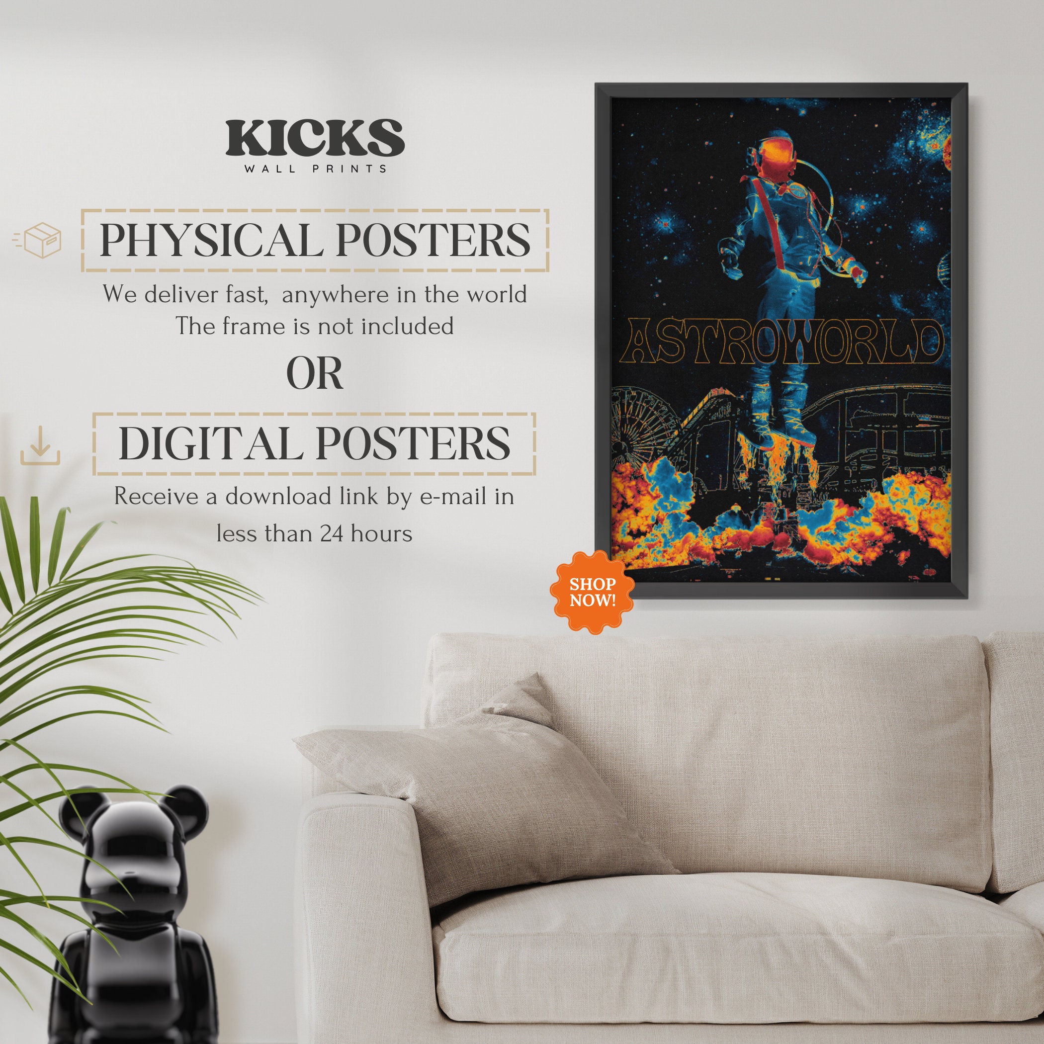 Travis Scott Astroworld Exclusive Posters Astroworld Album Art High ...
