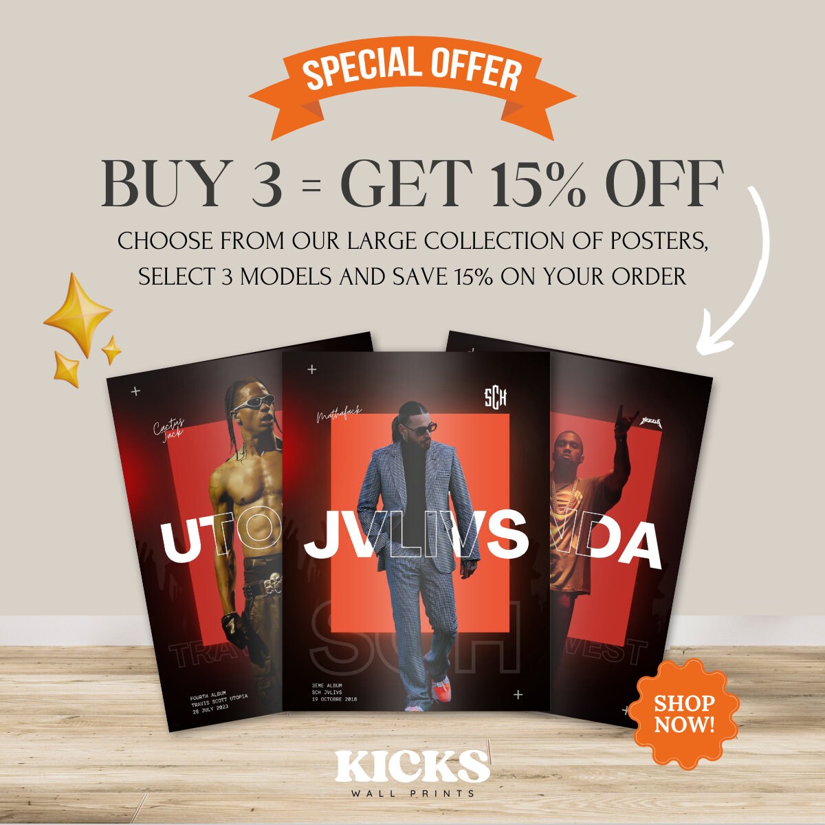 SCH JVLIVS Exclusive Posters Album Cover Posters Album Cover Wall Art High Quality Posters Sizes ...