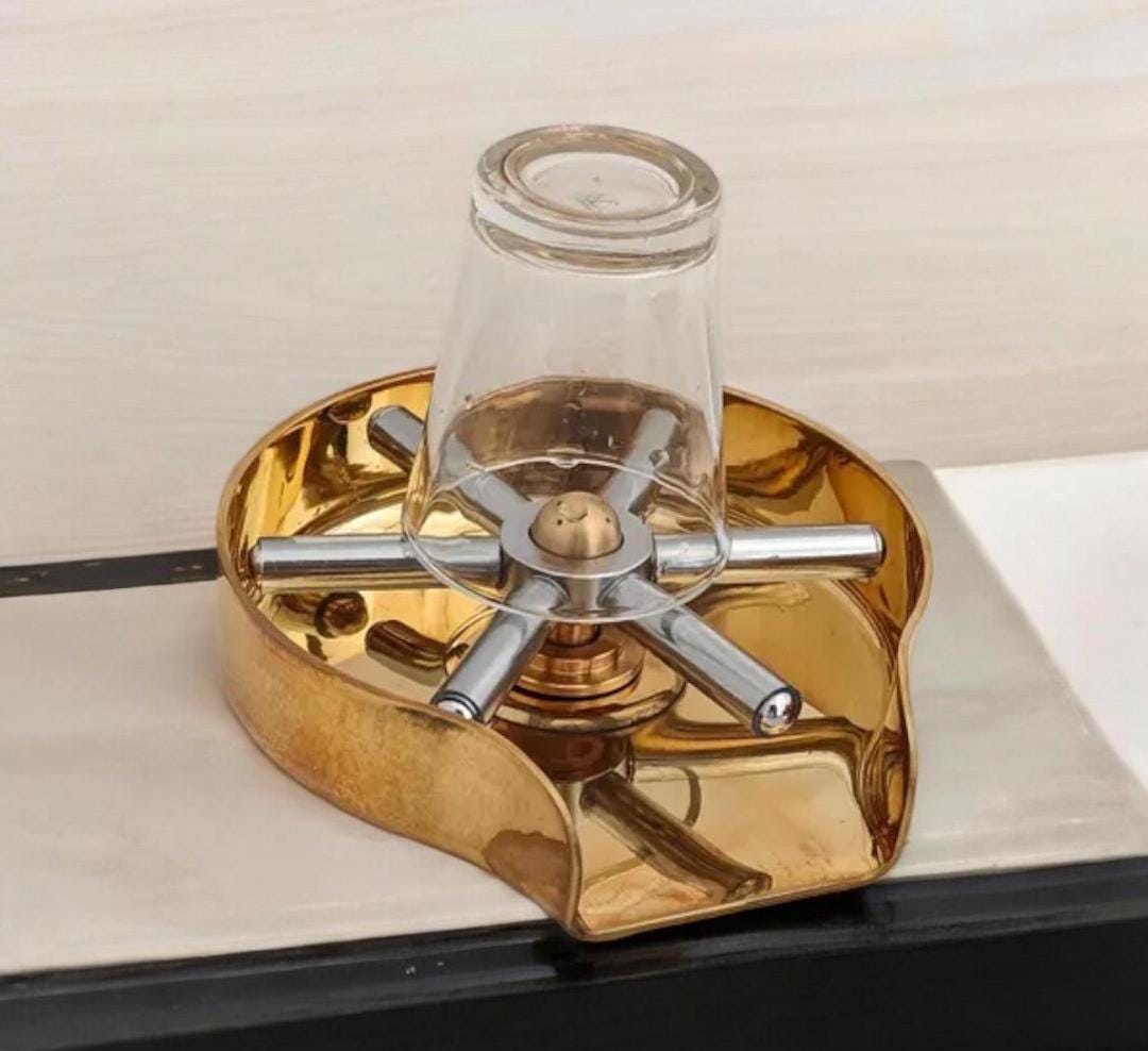 Unlacquered Brass Glass Rinser - Etsy