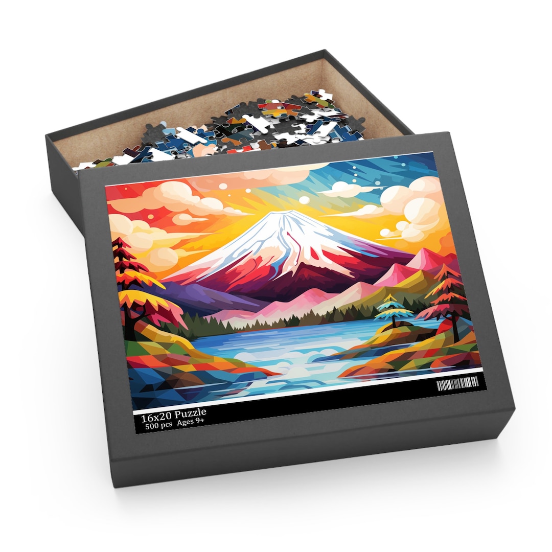 Mt.fuji Puzzle (120, 252, 500-piece) - Etsy