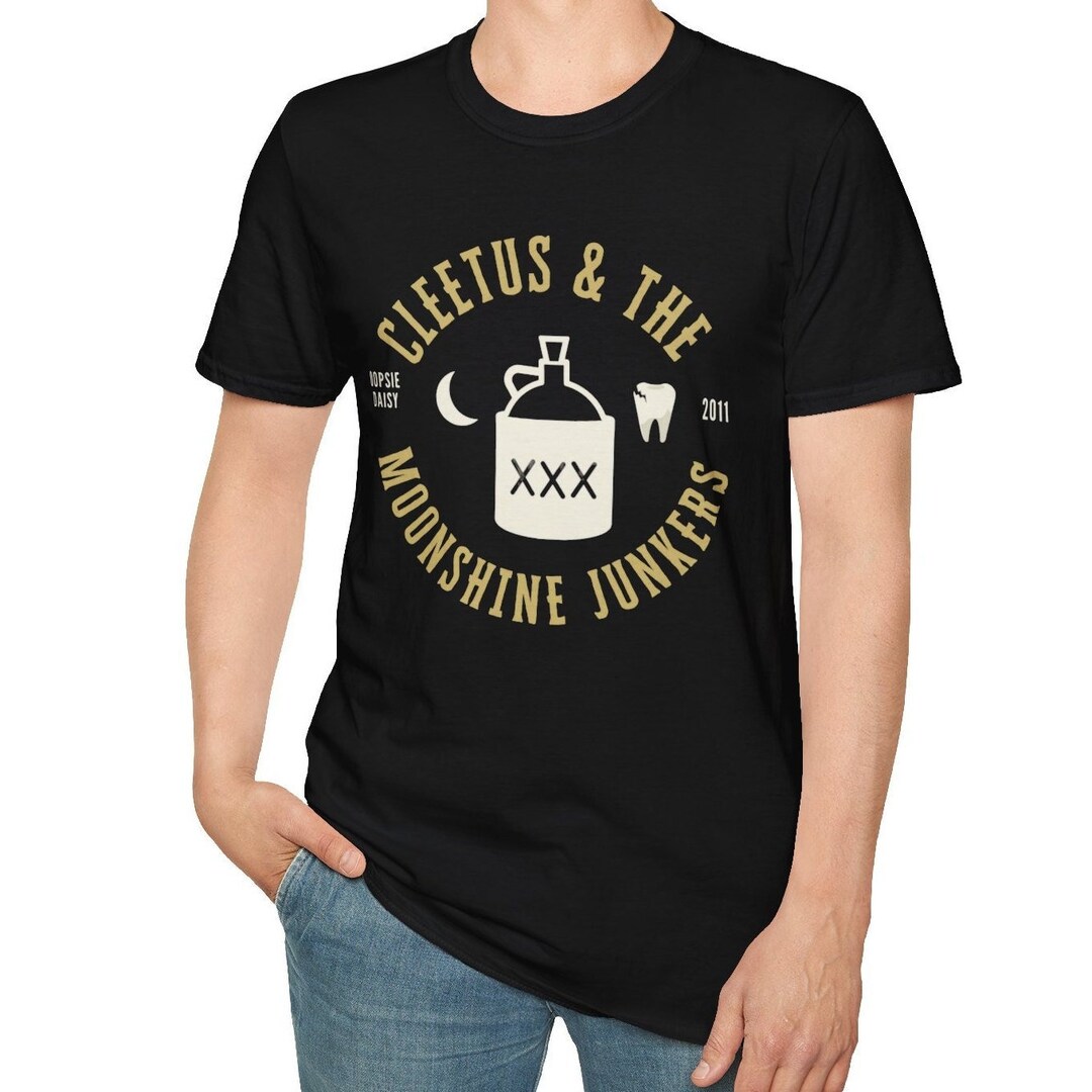 Cleetus and the Moonshine Junkers, Fake Band Tour Shirt, Funny Shirt ...