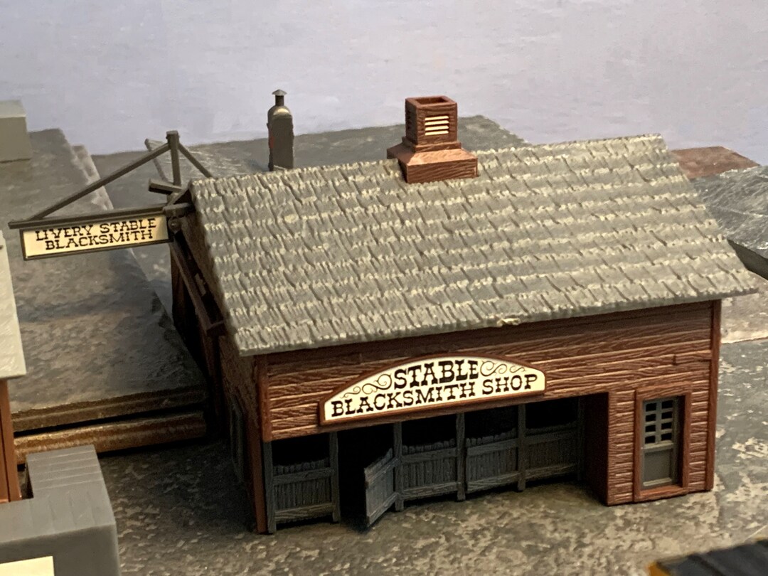 Vintage HO Bachmann 2909 Livery Stable Plasticville - Etsy