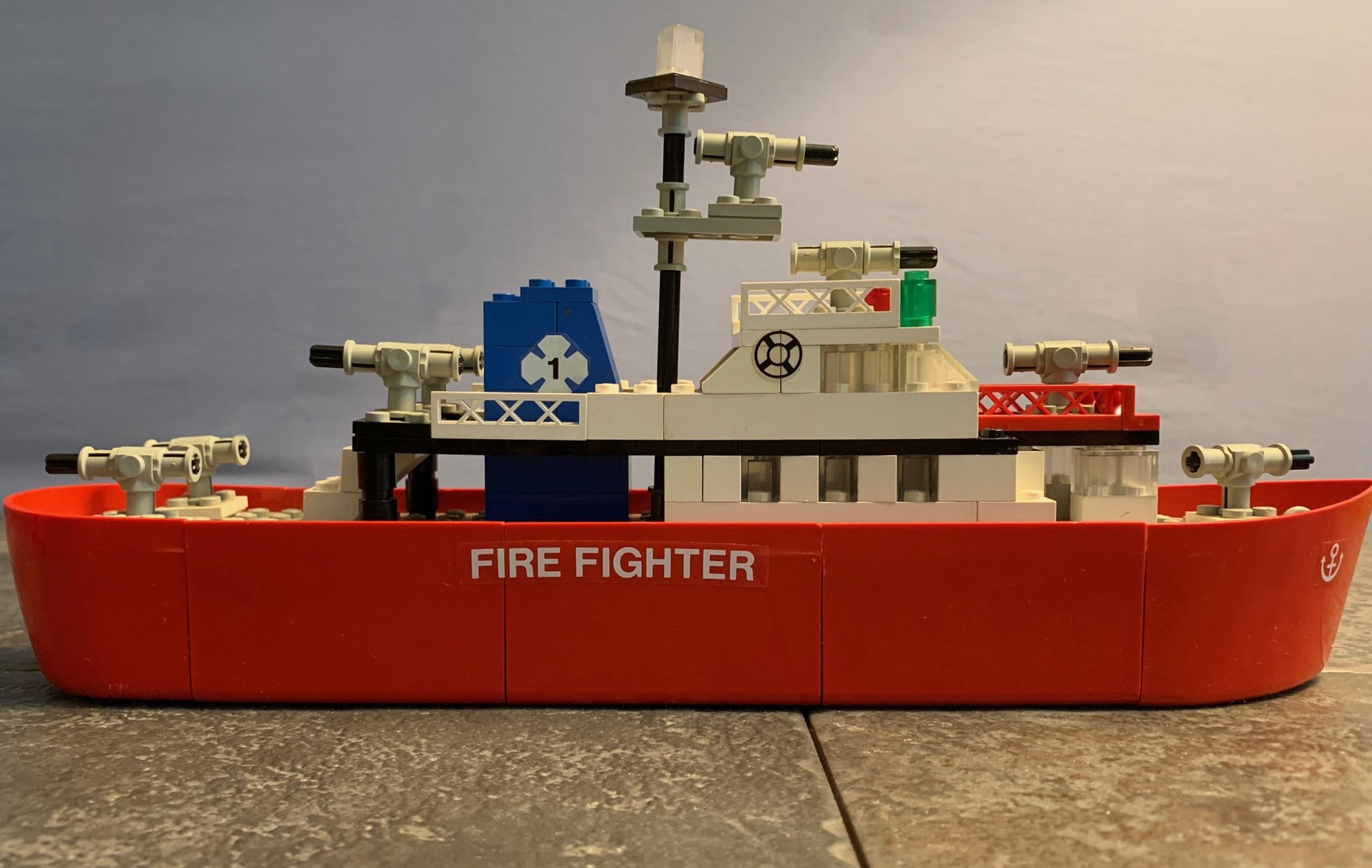 Vintage 1978 LEGO Fire Fighter Ship:775 100% Complete Retired. Original ...