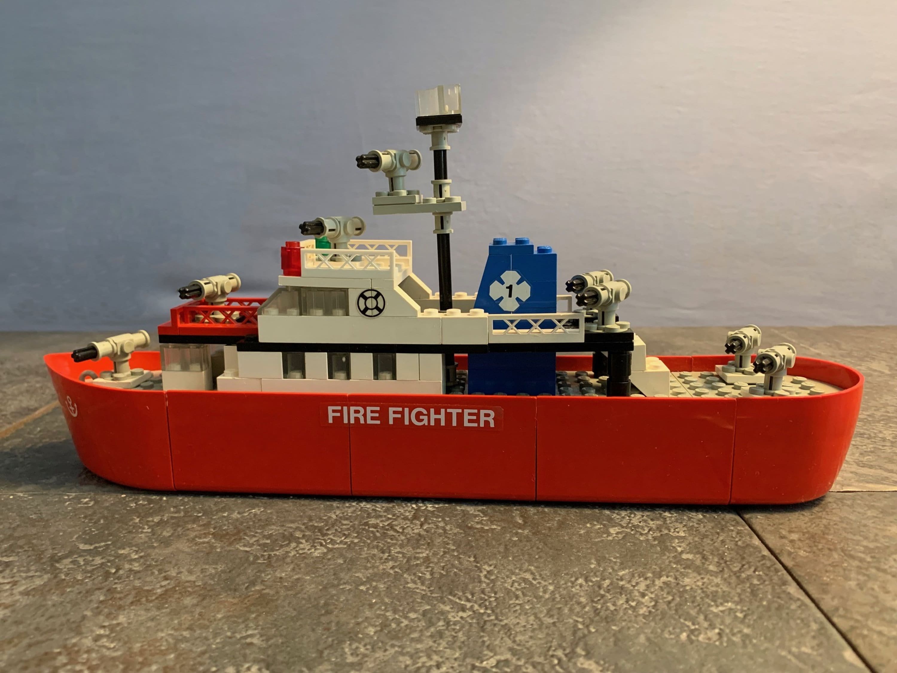Vintage 1978 LEGO Fire Fighter Ship:775 100% Complete Retired. Original ...