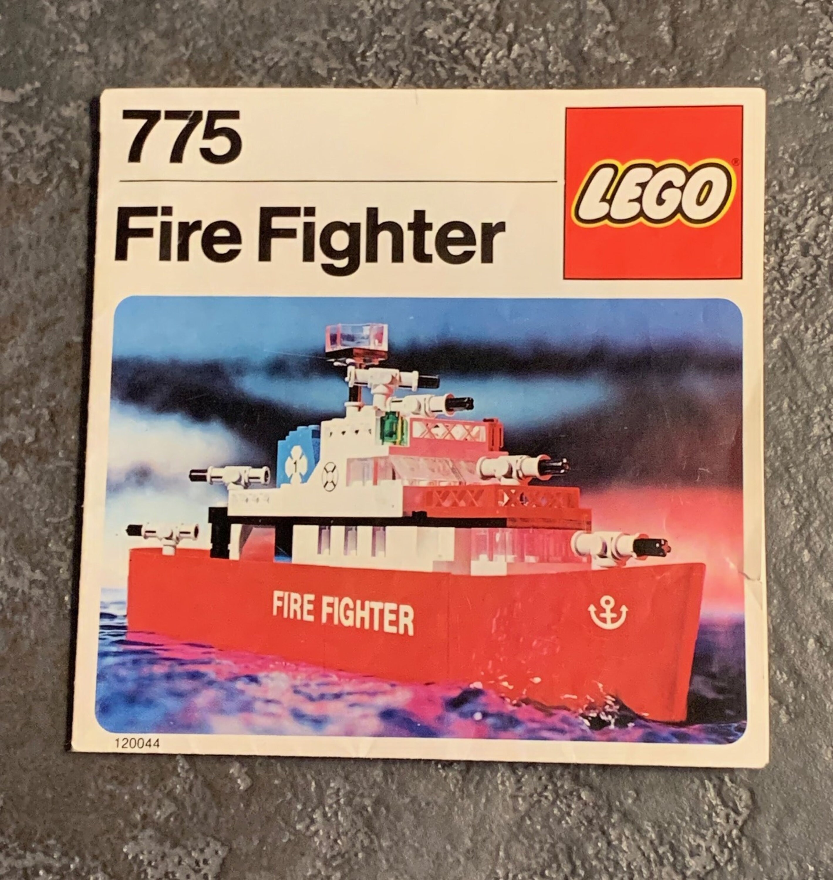 Vintage 1978 LEGO Fire Fighter Ship:775 100% Complete Retired. Original ...