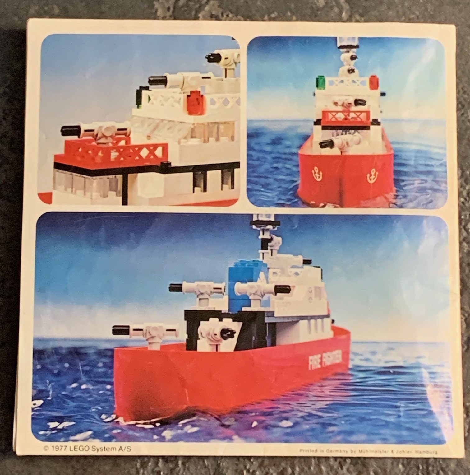 Vintage 1978 LEGO Fire Fighter Ship:775 100% Complete Retired. Original ...