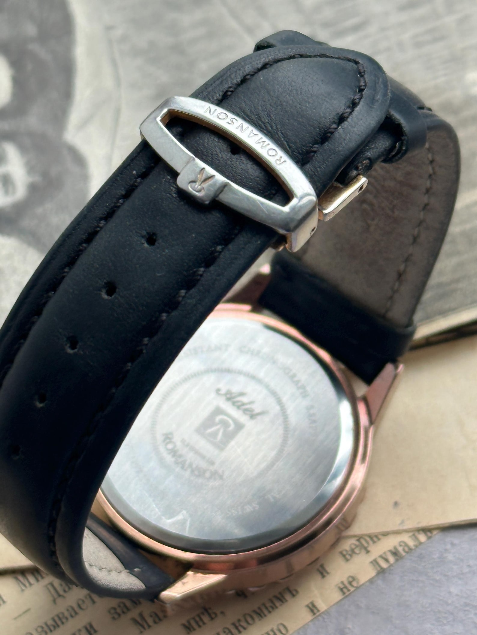 Watch CHRONOGRAPH ROMANSON Adel Sapphire Swiss RONDA Movement - Etsy