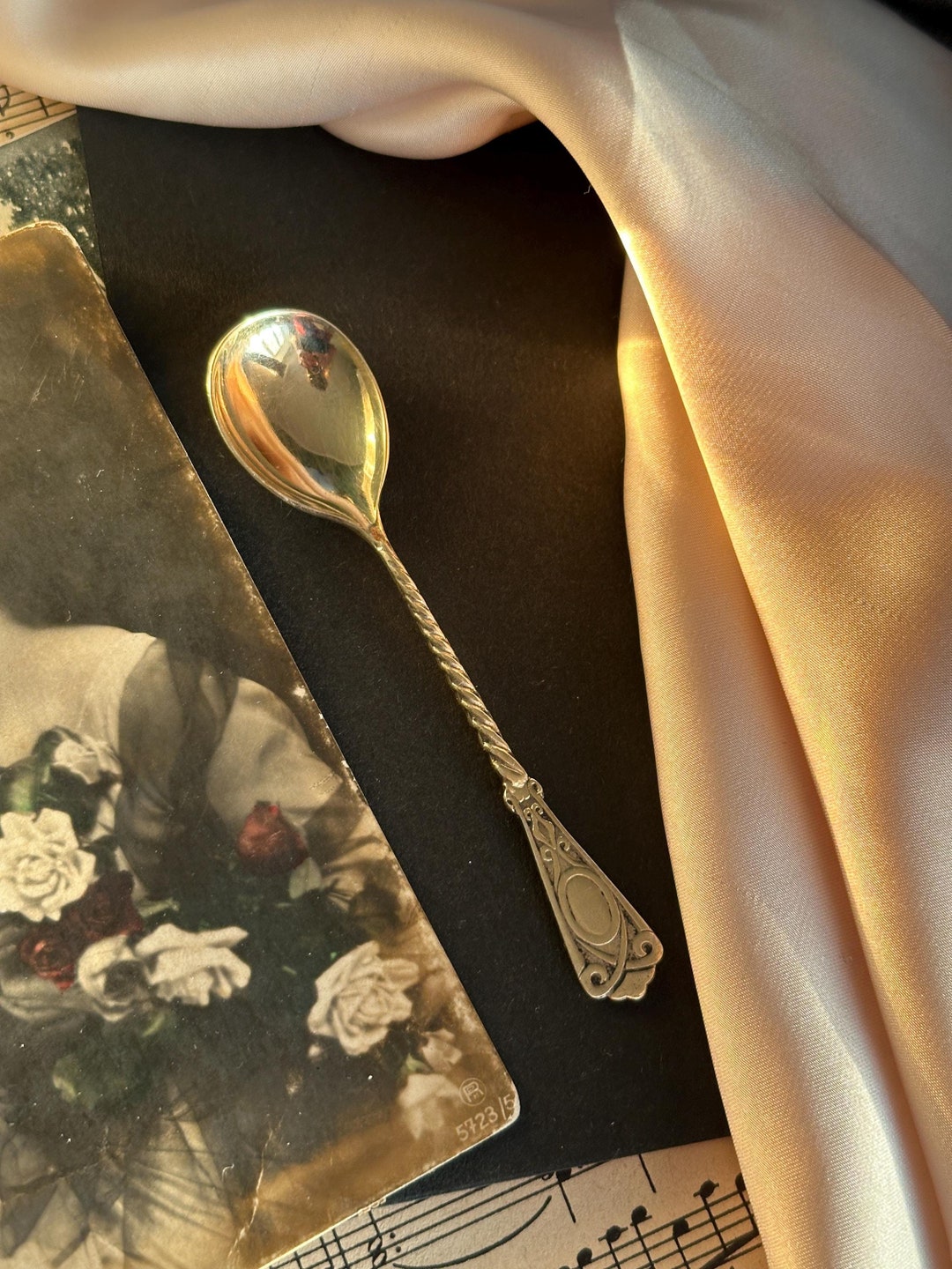 Vintage Coffee Spoon Made of Silver 875 of the USSR, Soviet Small ...