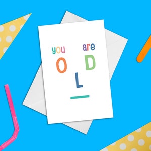 Printable Old Happy Birthday Card. Funny. Obscure Humor - Etsy