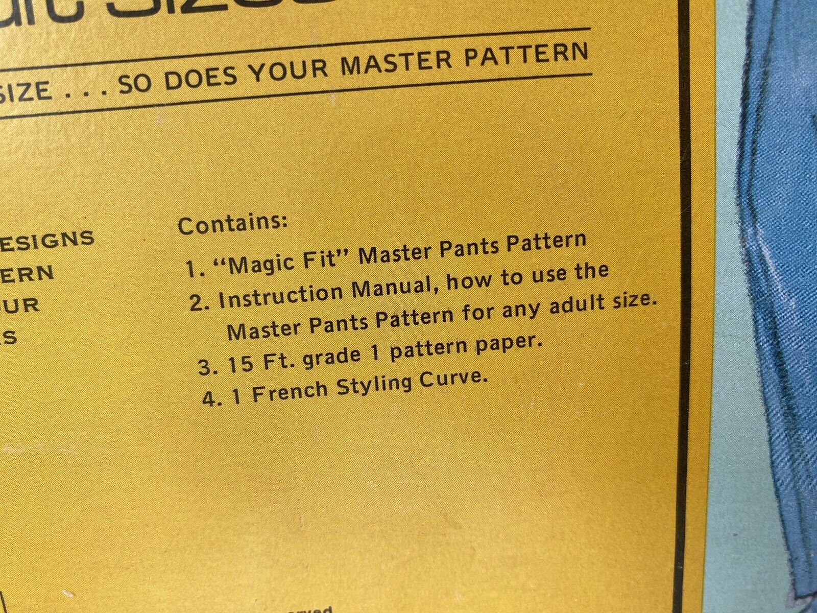 Dusan Magic Fit Master Pattern for Retro Pants by AFI Designing 1974 ...
