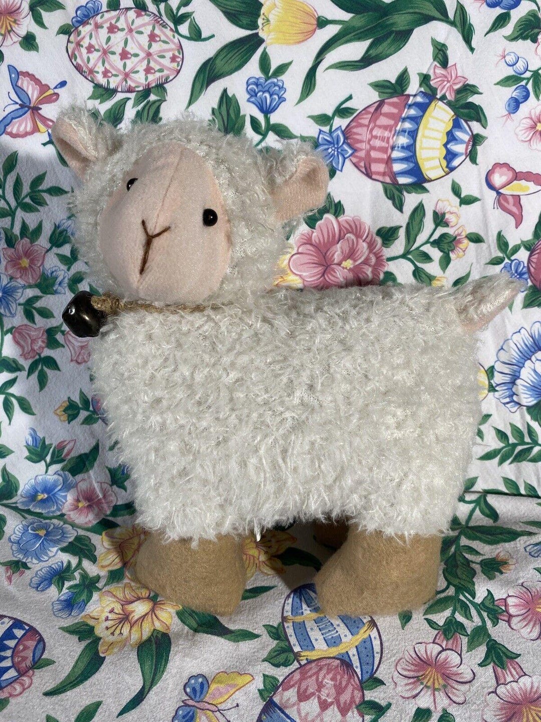Creative Co-op Little Lamb Stuffed Animal Soft Room Decor Baby Shower ...