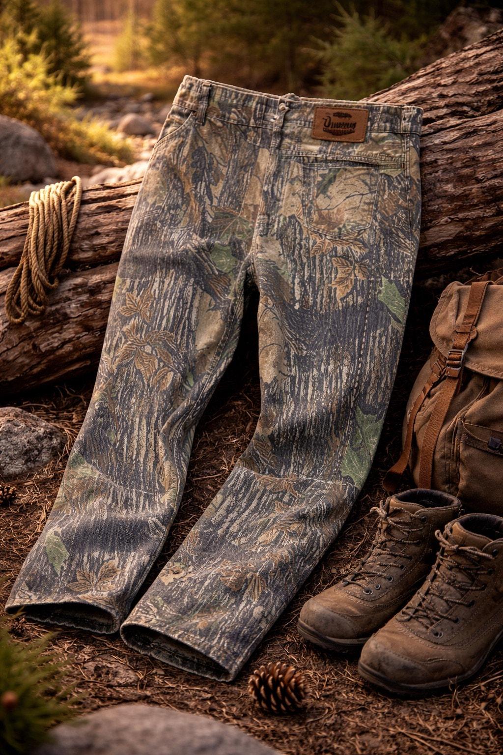 Cabin Core Duxbak Pants Mens 42x32 Realtree Camo Hunting Vintage Made ...