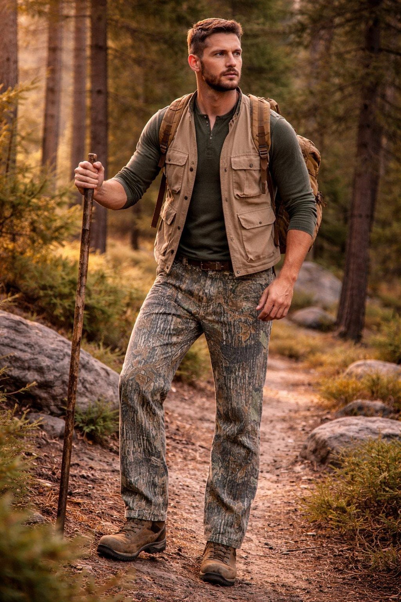 Cabin Core Duxbak Pants Mens 42x32 Realtree Camo Hunting Vintage Made ...