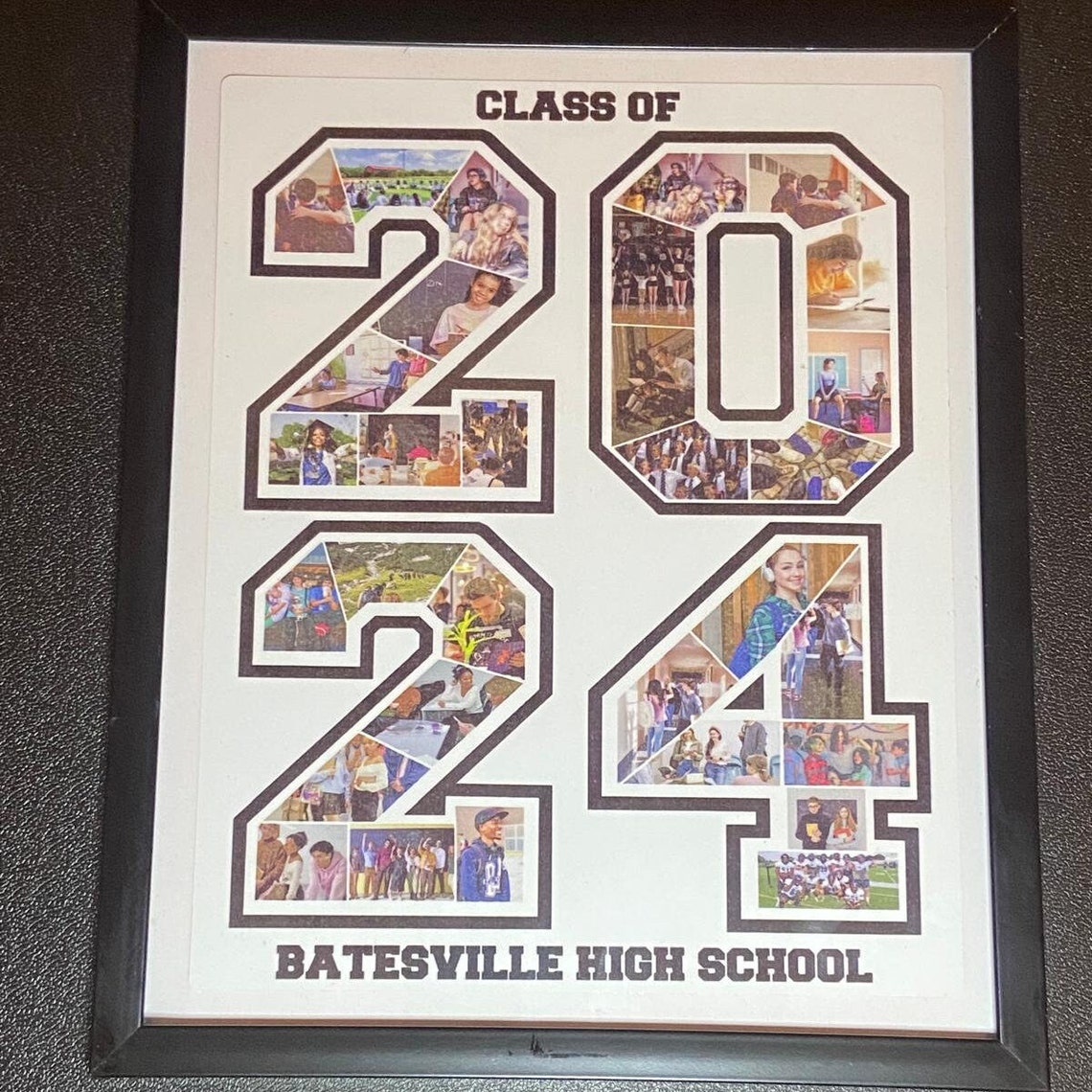 Class of 2024 Collage Photo, Custom School Collage Photo, School Senior ...