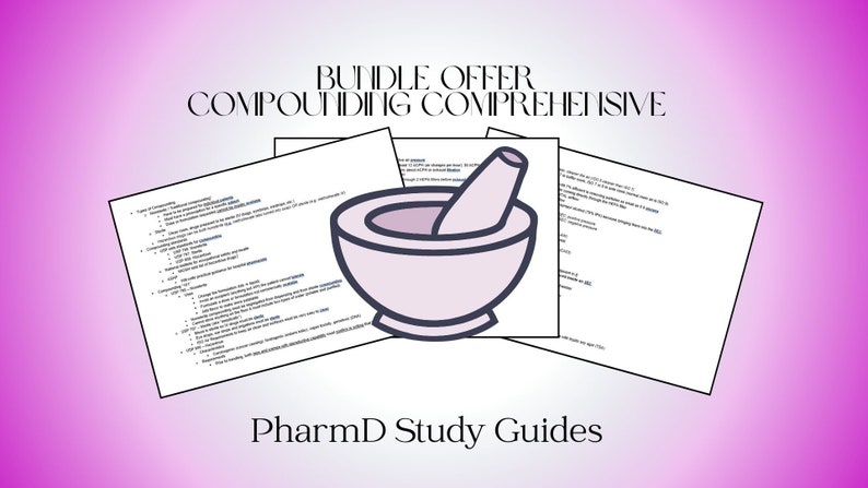 BUNDLE -- Compounding Comprehensive Bundle for Health Professionals ...