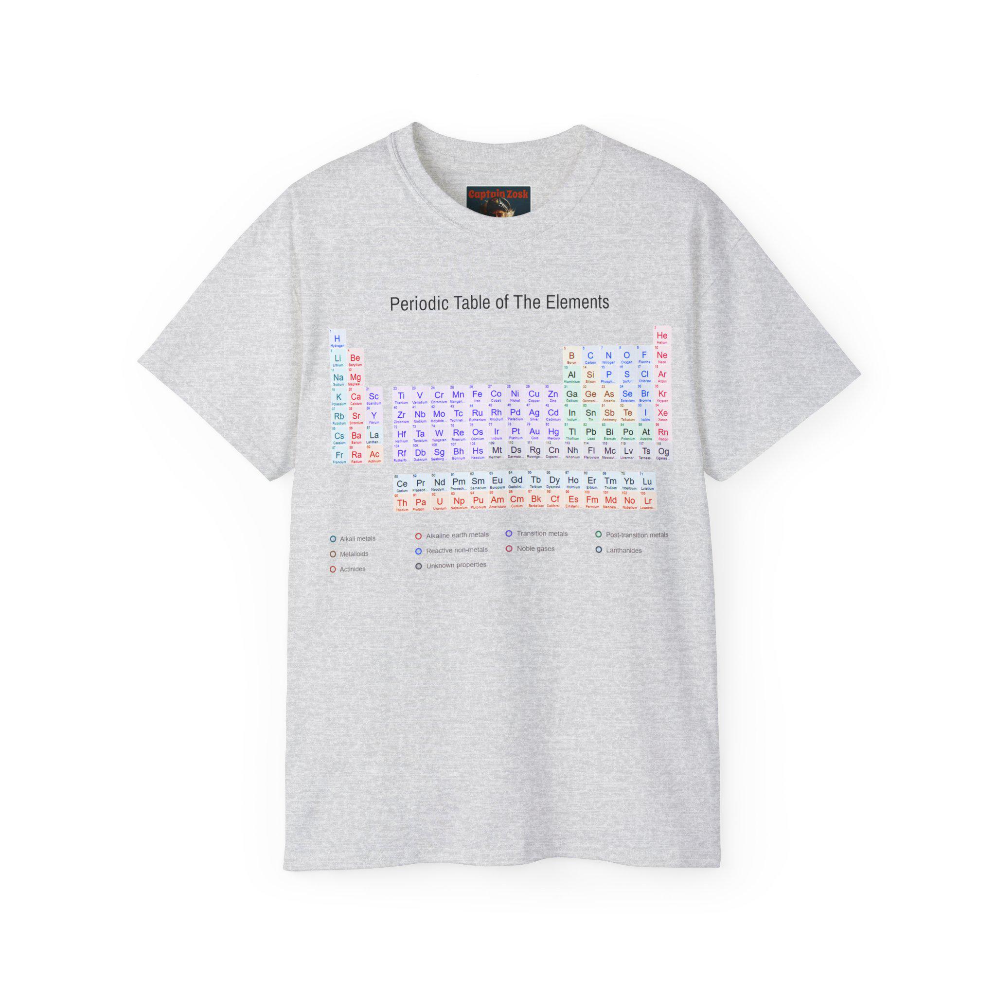 Periodic Table of the Elements - Unisex Ultra-cotton T-shirt - Etsy