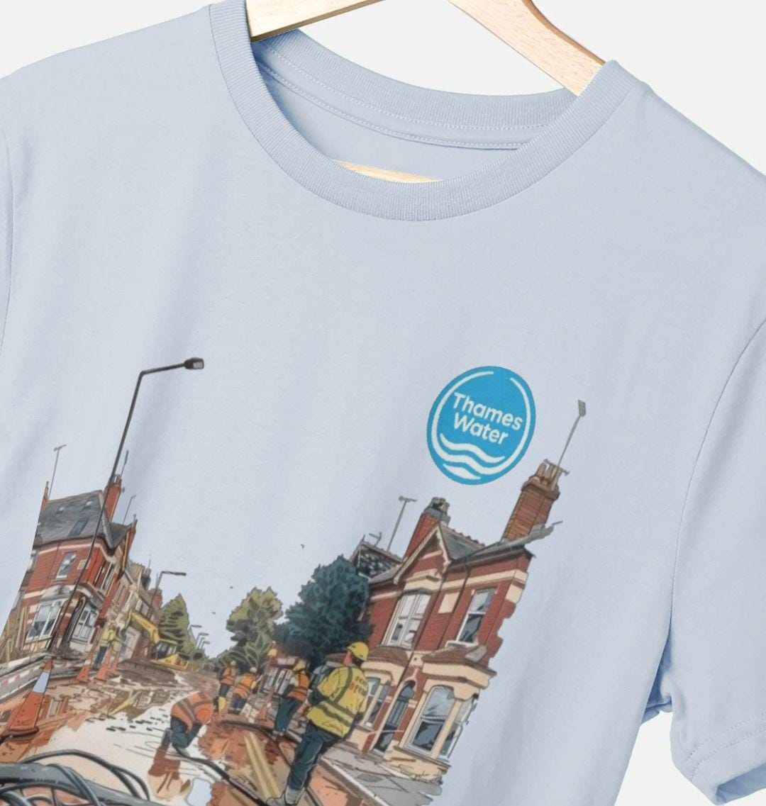 Thames Water - Commemorative T-shirt #2 - Etsy