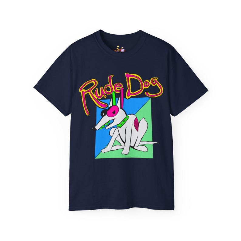 Rude Dog T-shirt - Retro 80s/90s Cartoon, Unisex Surf Skate Tee - Etsy