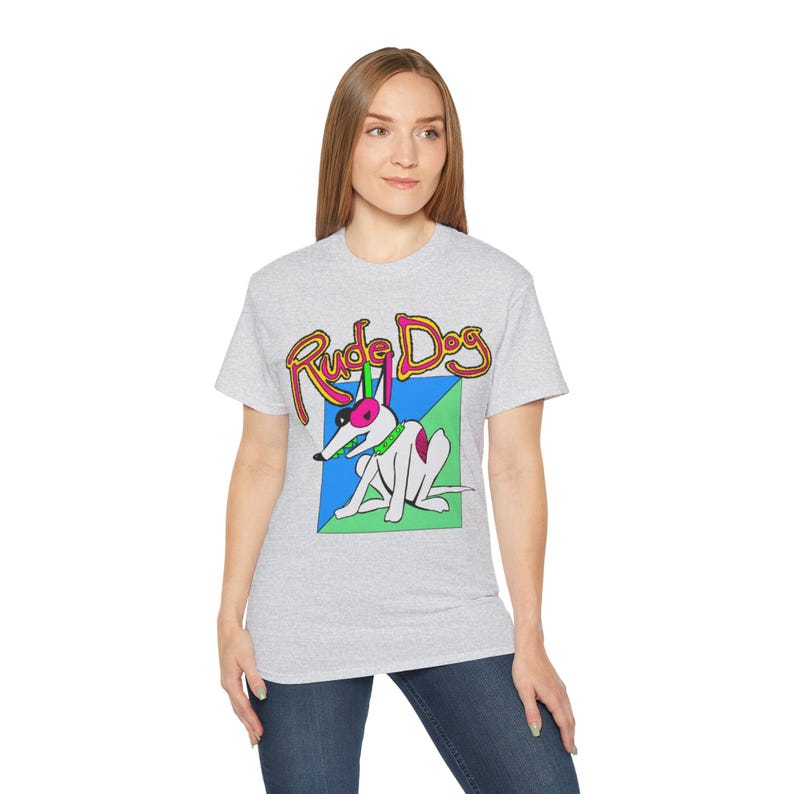 Rude Dog T-shirt - Retro 80s/90s Cartoon, Unisex Surf Skate Tee - Etsy