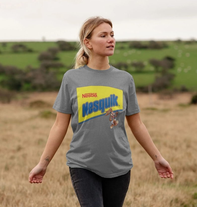 Nesquik - Organic Cotton T-shirt - Etsy