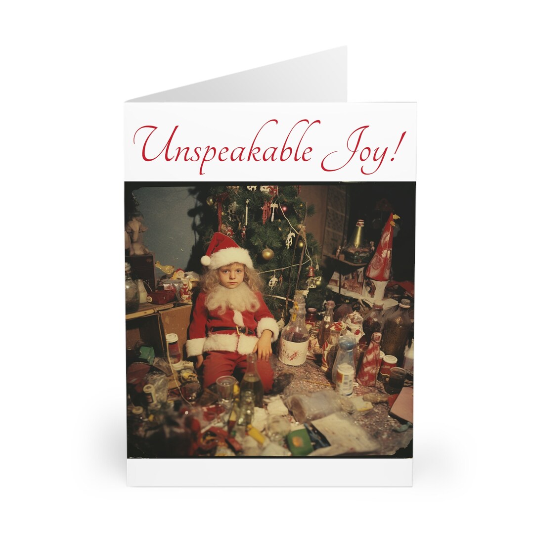 Unspeakable Joy Christmas Cards 5 Pack - Etsy