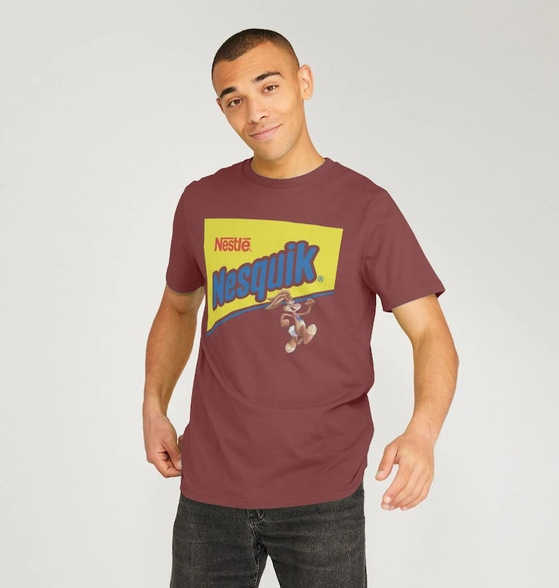 Nesquik - Organic Cotton T-shirt - Etsy