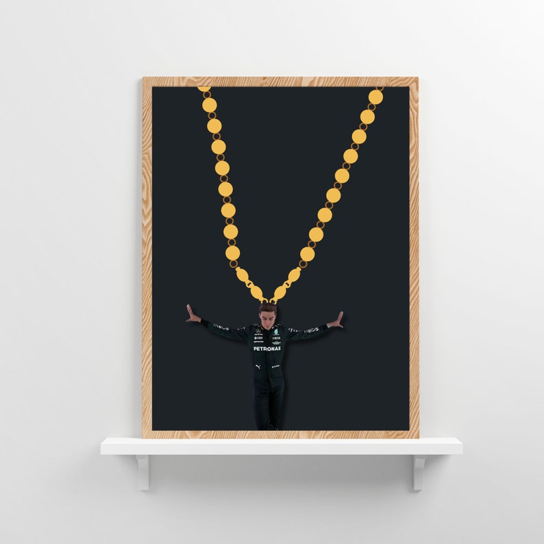 George Russell Pose Poster F1 Meme Funny Formula 1 Poster - Etsy