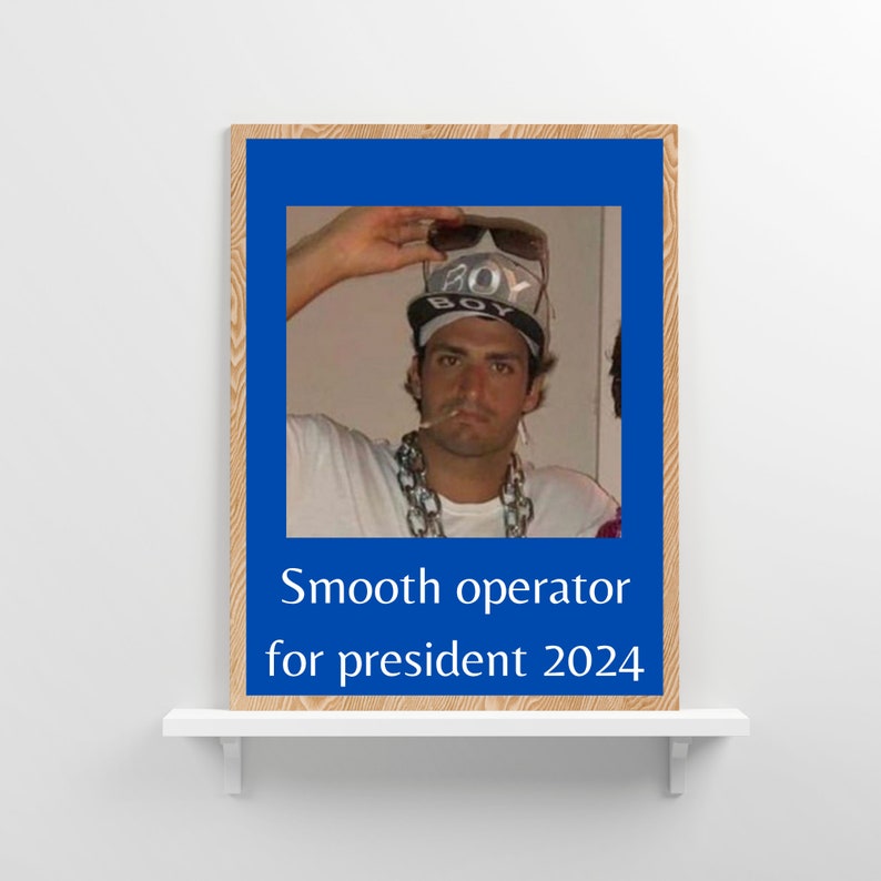 Carlos Sainz Poster, F1 Meme, Smooth Operator, Formula 1 Poster, F1 ...