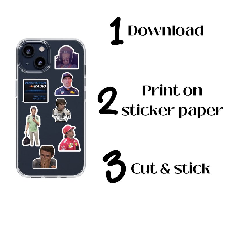 F1 Memes Printable Sticker Pack, 40 F1 Stickers Digital Download. - Etsy