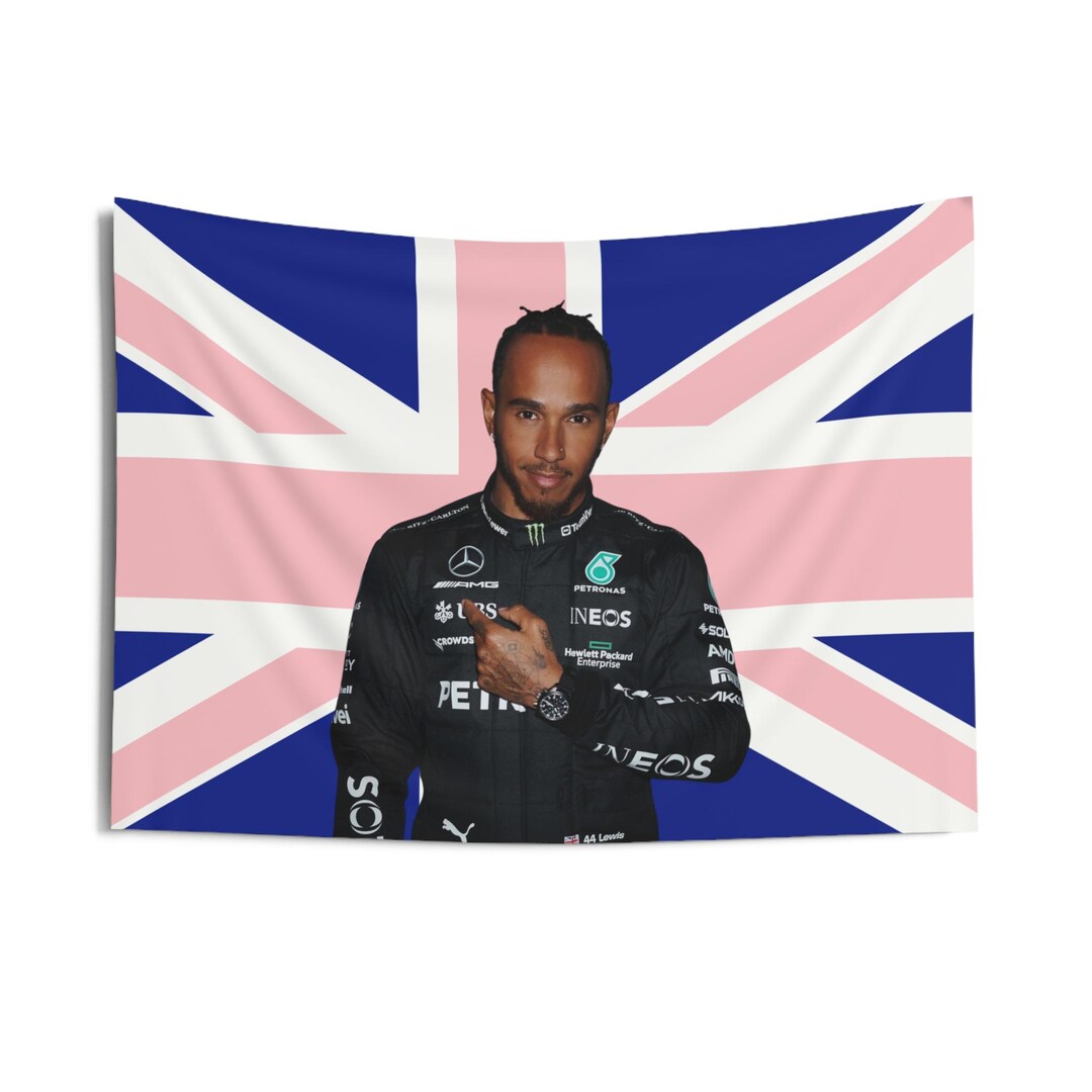 Lewis Hamilton Flag, Pink F1 Flag, F1 Tapestry, 36'x26' Formula 1 Flag ...
