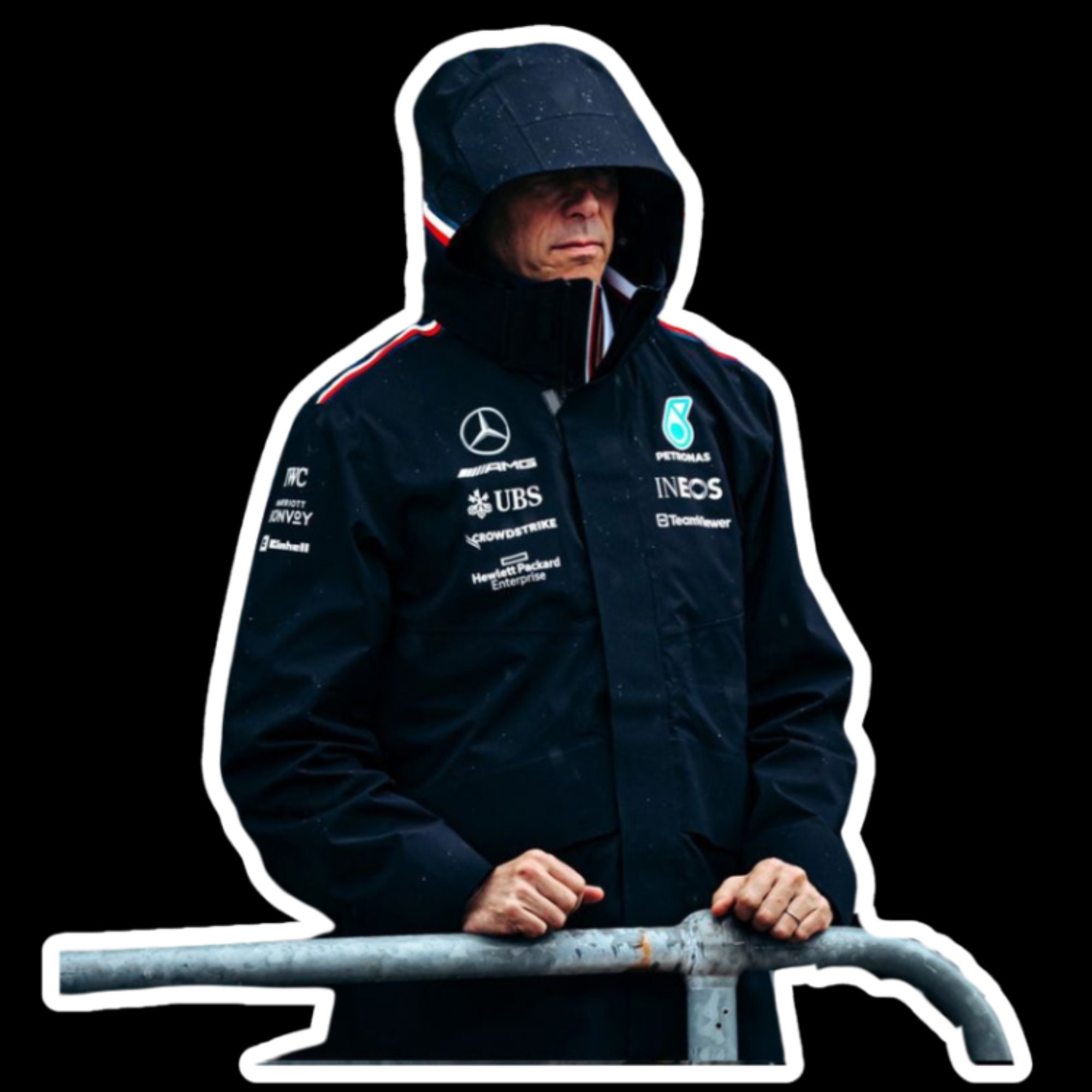 Toto Wolff Stickers, Toto Wolff Printable Stickers, Funny F1 Printable ...