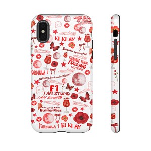 Red F1 Phone Case, Girly F1 Phone Case, Formula 1 Samsung Case, F1 Gift ...