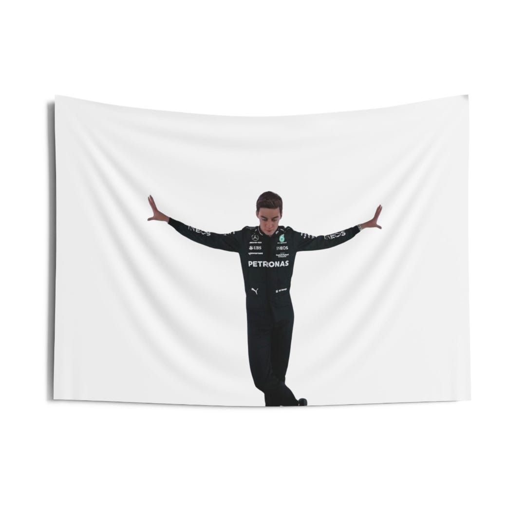 George Russell Flag, F1 Meme Flag, 36'x26' F1 Tapestry. - Etsy