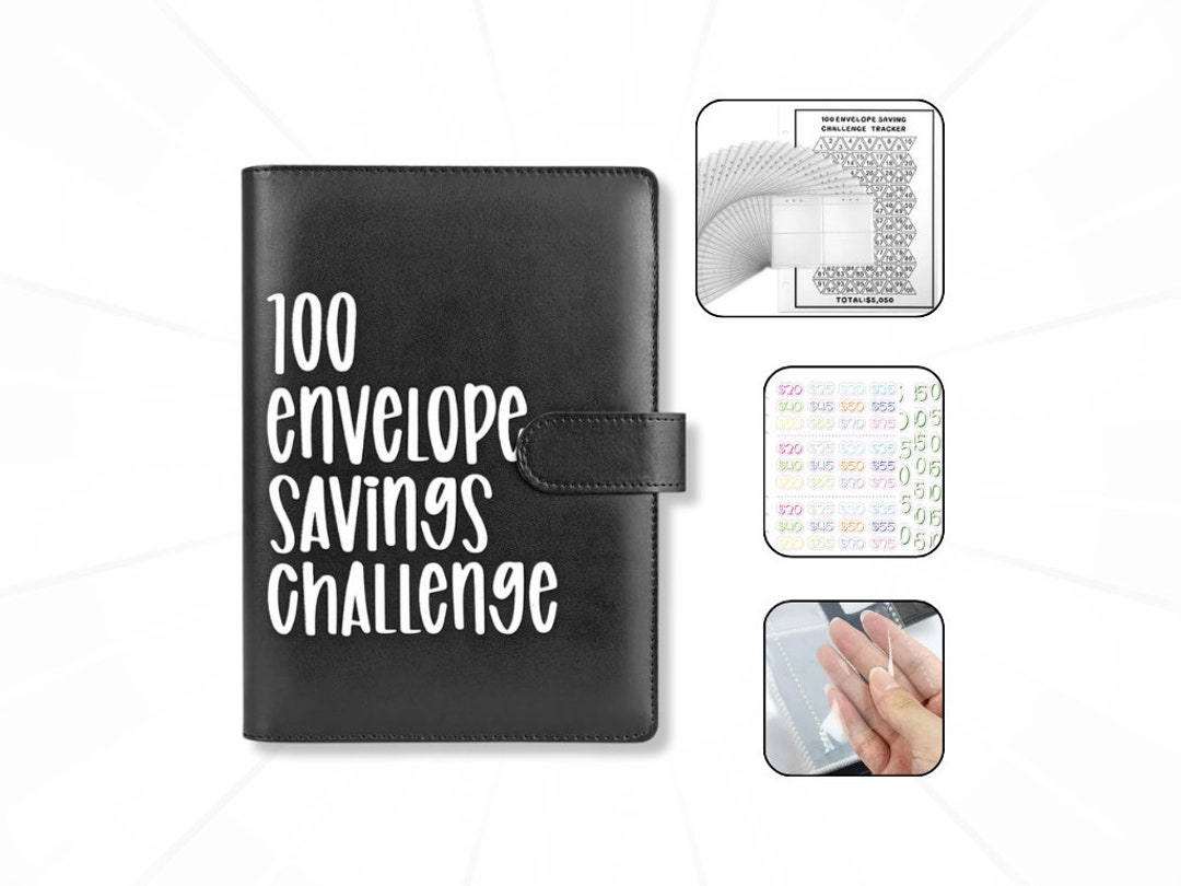 Budget Book With 100 Envelopes,money Saving Book,budget Binder With ...