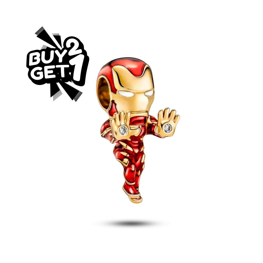 Iron Man Charm Marvel the Avengers, Perfect for Bracelets & Patronus ...