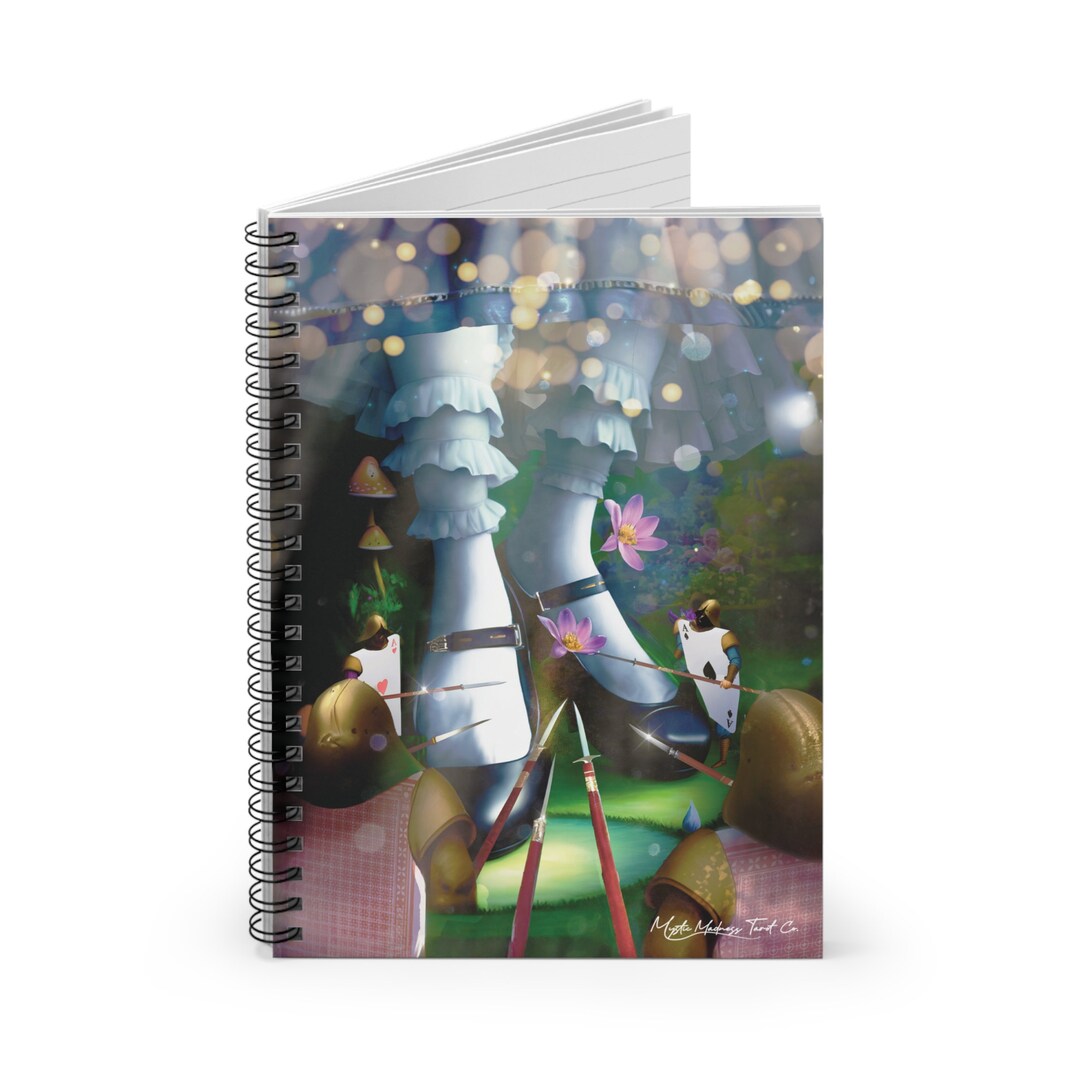 Alice and the Card Soldiers Notebook - Wonderland Uprising, 8.25" X 6. ...