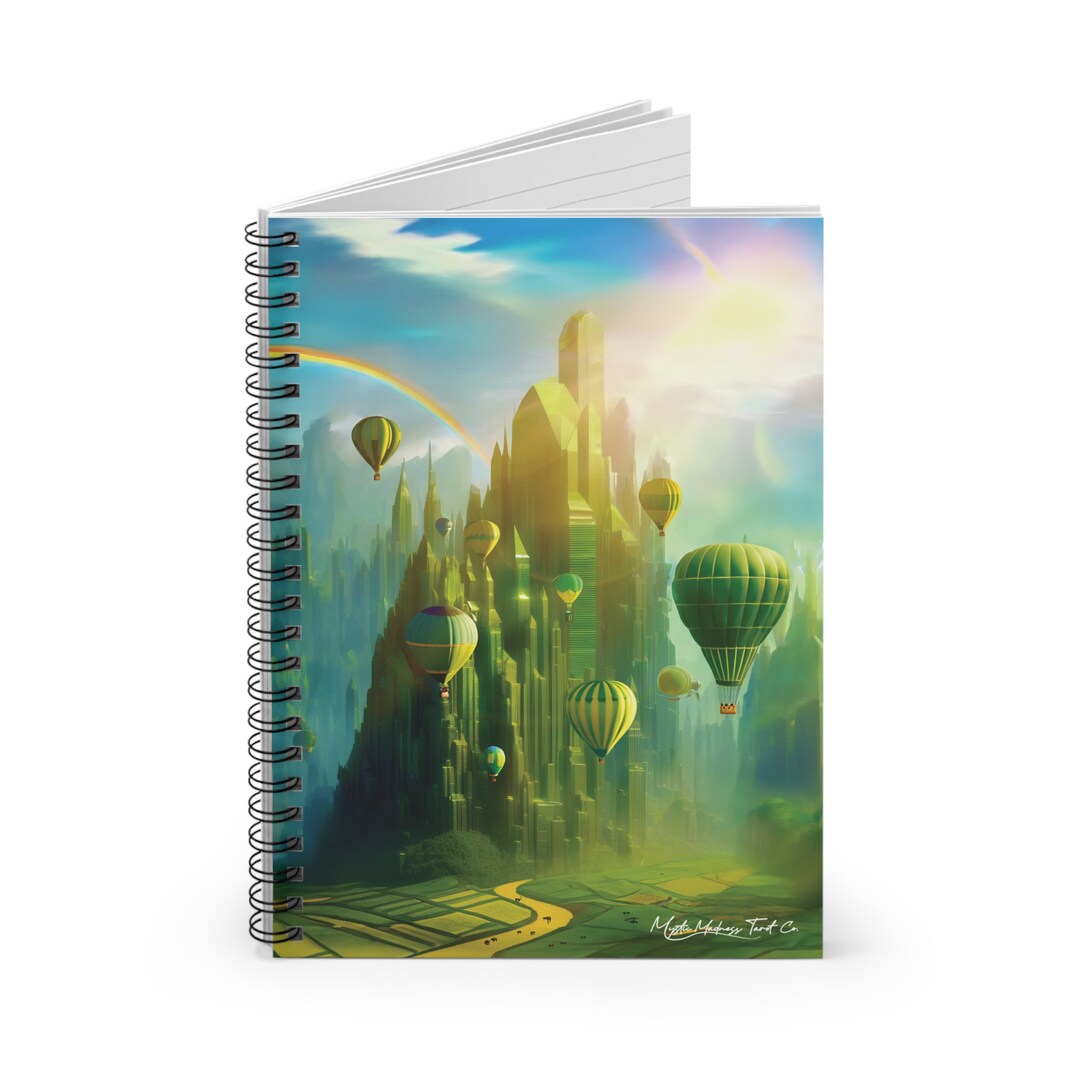 Emerald City Notebook - Wizard of Oz, 8.25" X 6.25" Journal, Softcover ...