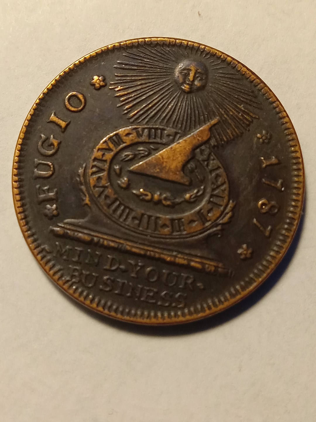 US 1787 Fugio Copper Large Cent Replica in Great Quality. - Etsy